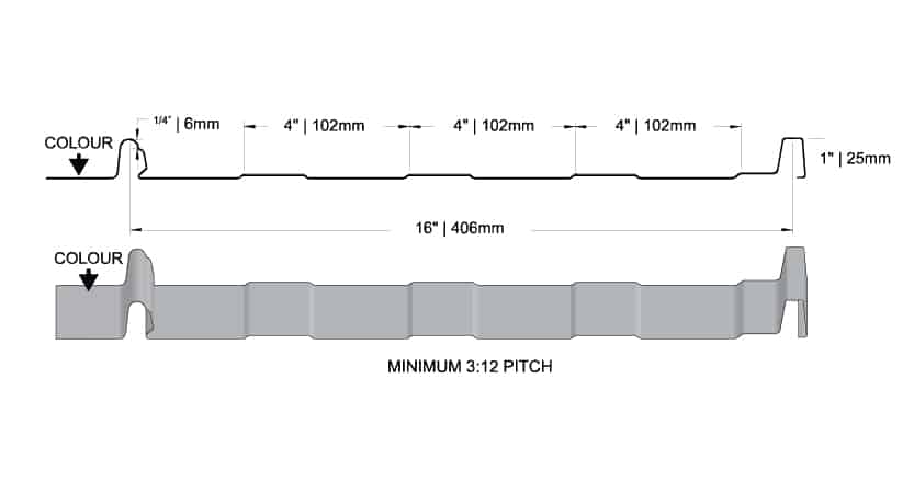 12″ 26 Gauge Direct Lok – Hidden Fastener - Direct Metal Sales and ...